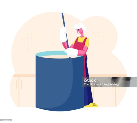 치즈 공장 낙농 생산 산업 공장 현대 제조소에 크리미에 신선한 우유를 혼합 멸균 앞치마 모자와 장갑에서 노동자 기계 식품 생산 만화 플랫 벡터 일러스트 공장 산업 건물에