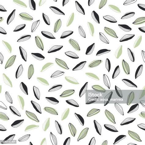 흰색 바탕에 나뭇잎과 원활한 벡터 패턴입니다 추상 꽃 배경입니다 카다몬에 대한 스톡 벡터 아트 및 기타 이미지 카다몬 0명 검은색 Istock