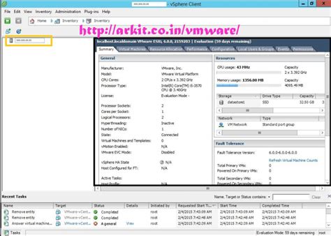 VMware VSphere Client Installation And Configuration