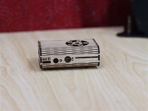 Laser Cut Flex Flexible Raspberry Pi Wooden Case Free Vector File Vectors File