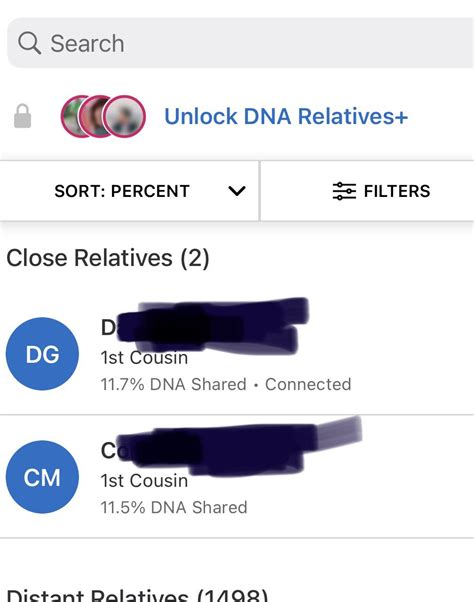 First Cousin R23andme