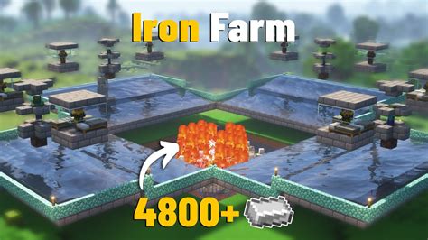 New Minecraft 1 21 Iron Farm Tutorial 2000 Iron Ingots Per Hour Easy