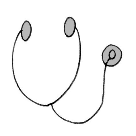 聴診器のイラスト かわいいフリー素材が無料のイラストレイン