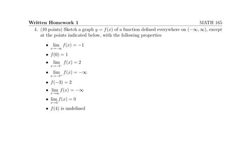 Solved Written Homework 1math 1654 10 ﻿points ﻿sketch A