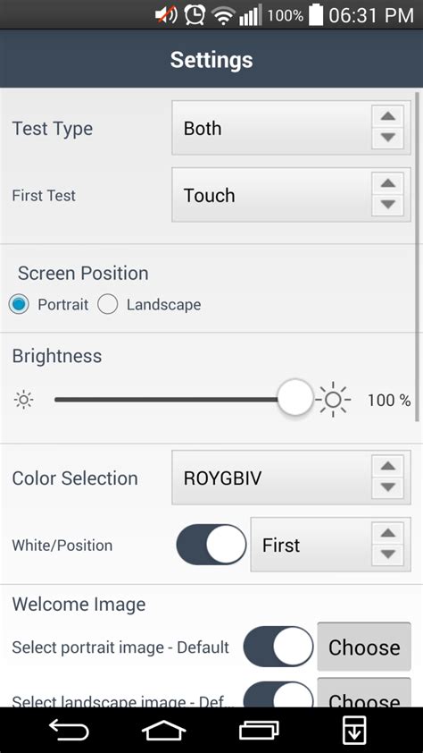 Un Test Per Verificare La Salute Dello Schermo Lcd Screen Tester AndroidWorld