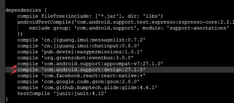 RN编译报错Could not find method implementation Issue jpush aurora imui GitHub
