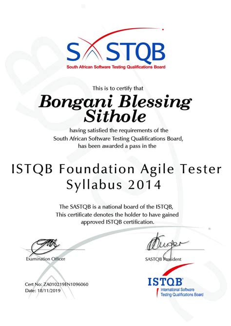 Bongani Sithole On Linkedin Softwaretesting Istqb Agiletesting 10
