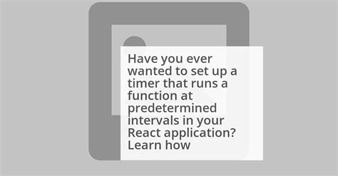 React Jobs On Linkedin Creating A Custom Useinterval Hook In React