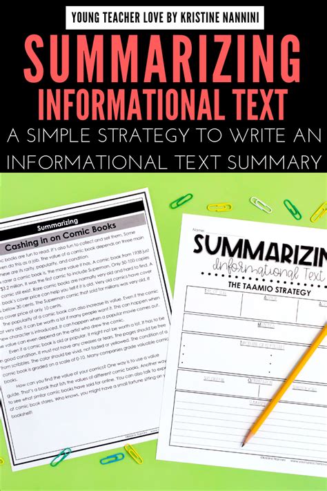 Summarizing Informational Text Artofit