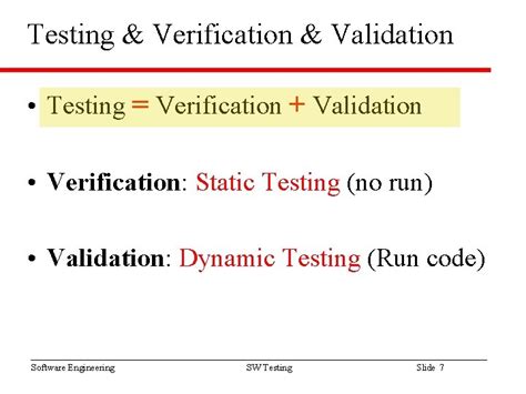 software engineering software testing software engineering sw testing