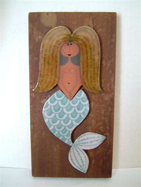 Hornsea Pottery Muramic Mermaid Plaque John Clappison 1970s Hornsea Pottery Pottery Mermaid