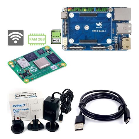 Mini Base A Board And Metal Case For Raspberry Pi CM4 And Kits