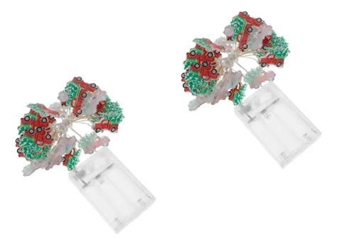 2 Pcs Decorative Xmas Truck Modeling String Light Xmas Mercadolivre