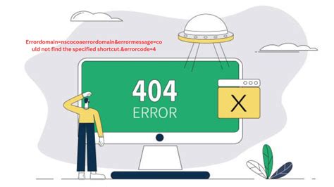 Errordomain Nscocoaerrordomainanderrormessage Could Not Find The Specified Shortcut Anderrorcode 4