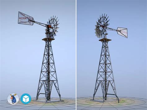 Aermotor Windmill Flippednormals
