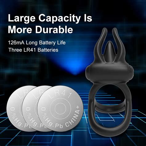 Bunny Ears Vibrating Cock Ring Enhance Sexual Pleasure