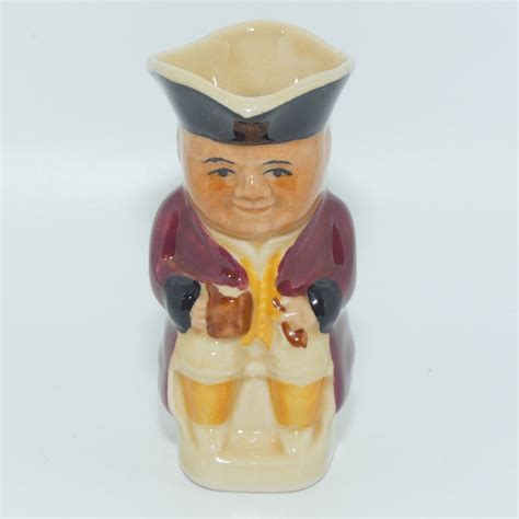 Tony Wood England Man With Maroon Coat Small Toby Jug Roundabout Antiques