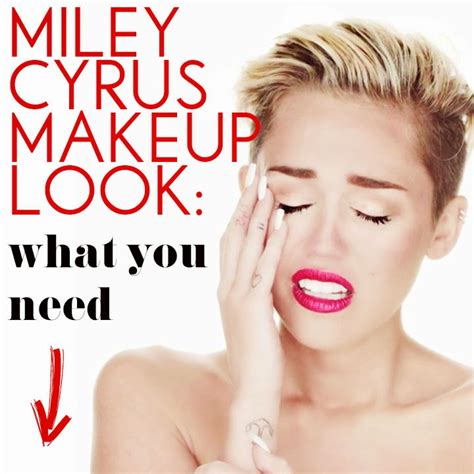 Miley Cyrus Wrecking Ball Video Make Up Tutorial Even If