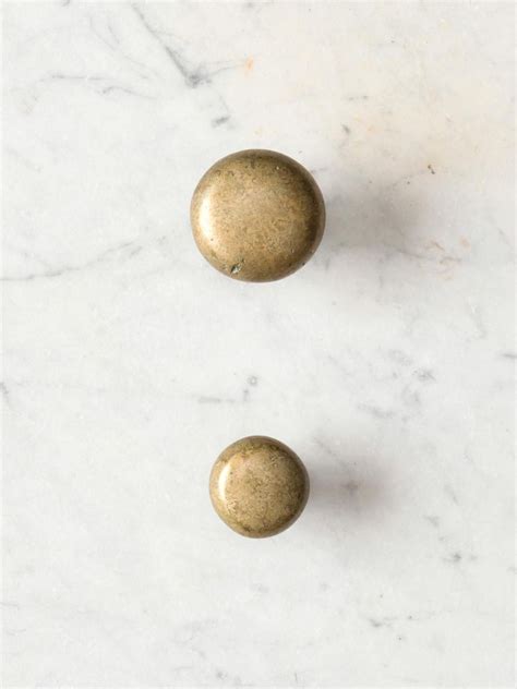 Aged Verdigris Brass Knobs For Devol Kitchens
