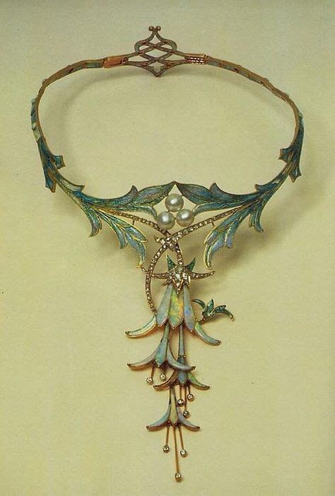 Fairy Like Joyas De Art Nouveau Diseños De Collares Joyería De época