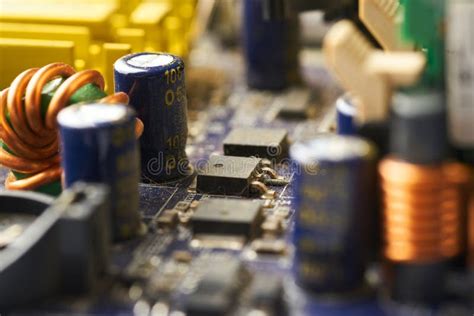 Old Computer System Unit With Spiderweb And Dust Inside Stock Image