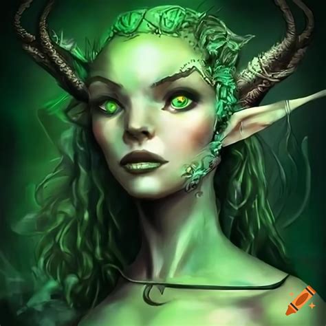 Beautiful Dryad Elf Artwork On Craiyon