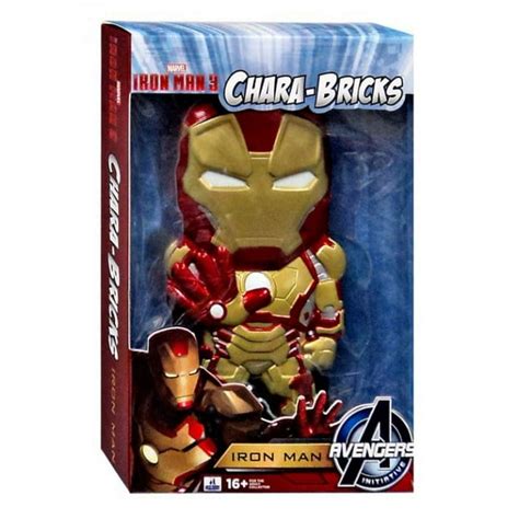 Marvel Chara Bricks Iron Man Vinyl Figure
