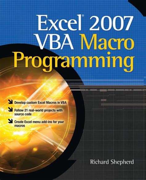 Excel 2007 Vba Macro Programming Paperback