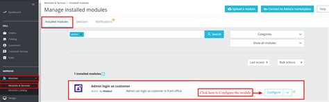 Prestashop Admin Login As Customer Access User Account