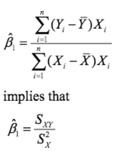 Ordinary Least Squares Ols Flashcards Quizlet