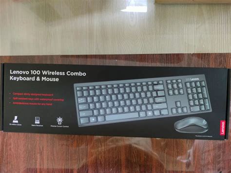 Lenovo 100 Wireless Keyboard Mouse At ₹ 1200 Piece Lenovo Keyboard In