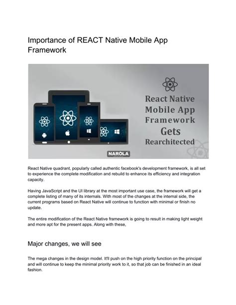 Ppt Importance Of React Native Mobile App Framework Powerpoint Presentation Id