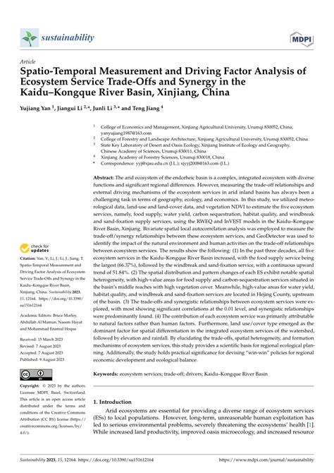 Pdf Spatio Temporal Measurement And Driving Factor Analysis Of