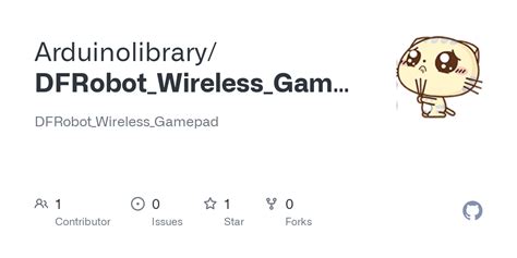 Github Arduinolibrarydfrobotwirelessgamepad Dfrobotwirelessgamepad