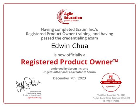 Edwin Chua On Linkedin Registeredscrum Agileeducation