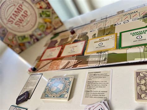 Stamp Swap Board Game Review