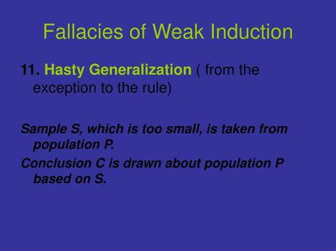 Ppt 3 3 Fallacies Of Weak Induction Powerpoint Presentation Free Download Id 3010441
