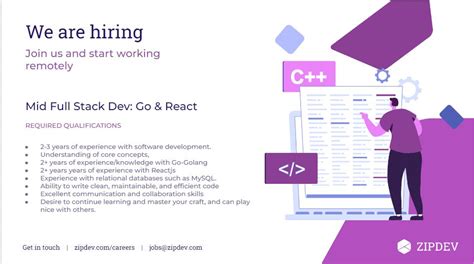 Golang Reactjsdeveloper Fullstackdevelopers Zipdev