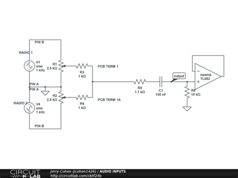 Audio Inputs Circuitlab
