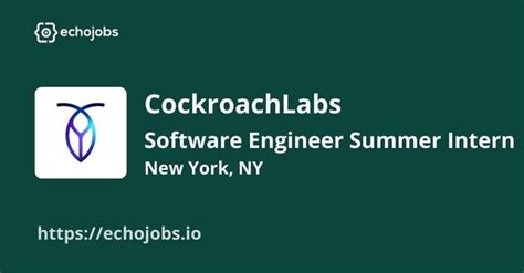 Cockroachlabs Is Hiring Software Engineer Summer Intern Backend New York Ny New York Ny