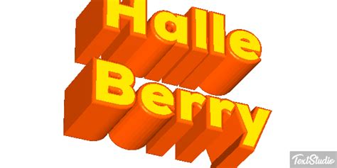 Halle Berry Celebrity Animated Logo Designs Halle Berry Celebrity Animated Logo Designs
