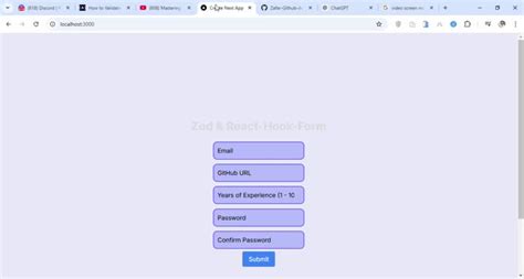 Zafar Sohail On Linkedin Webdevelopment React Nextjs Frontenddevelopment Zod Reacthookform