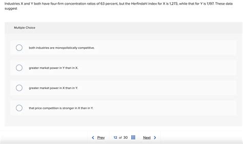 Solved Industries ﻿x ﻿and ﻿y ﻿both Have