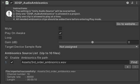 Vive 3dsp Audio Sdk Unity Plugin — Vive 3dsp Audio Sdk V 1312