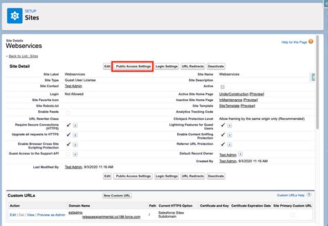 Register And Configure Public Api Site Propertybase Salesforce Edition