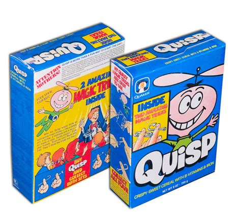 Cereal Box Quisp Two Amazing Magic Tricks The Toyroom Repro