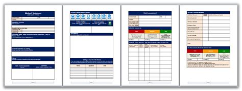 Method Statement Risk Assessment Template Free Templates Printable