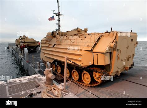 An Amphibious Assault Vehicle With 3rd Amphibious Assault Battalion