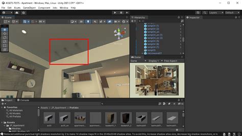 Unity購入したアセットのシーンでオブジェクトを削除した際に影が残る初心者向け ネコニウム研究所