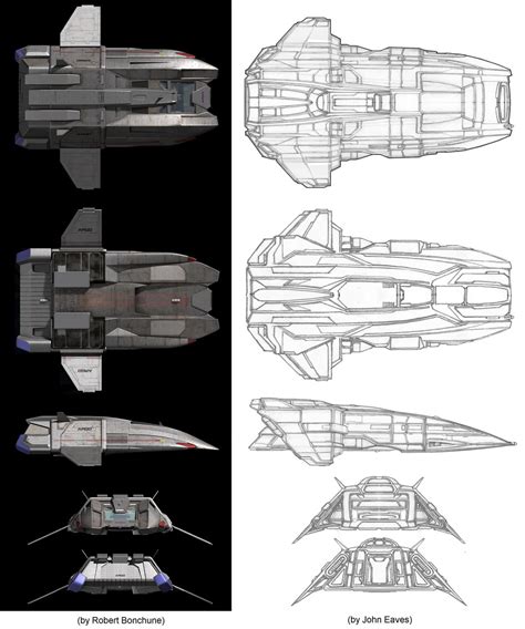 Comparison Argo Shuttle Nemesis And Mccall Type Picard R